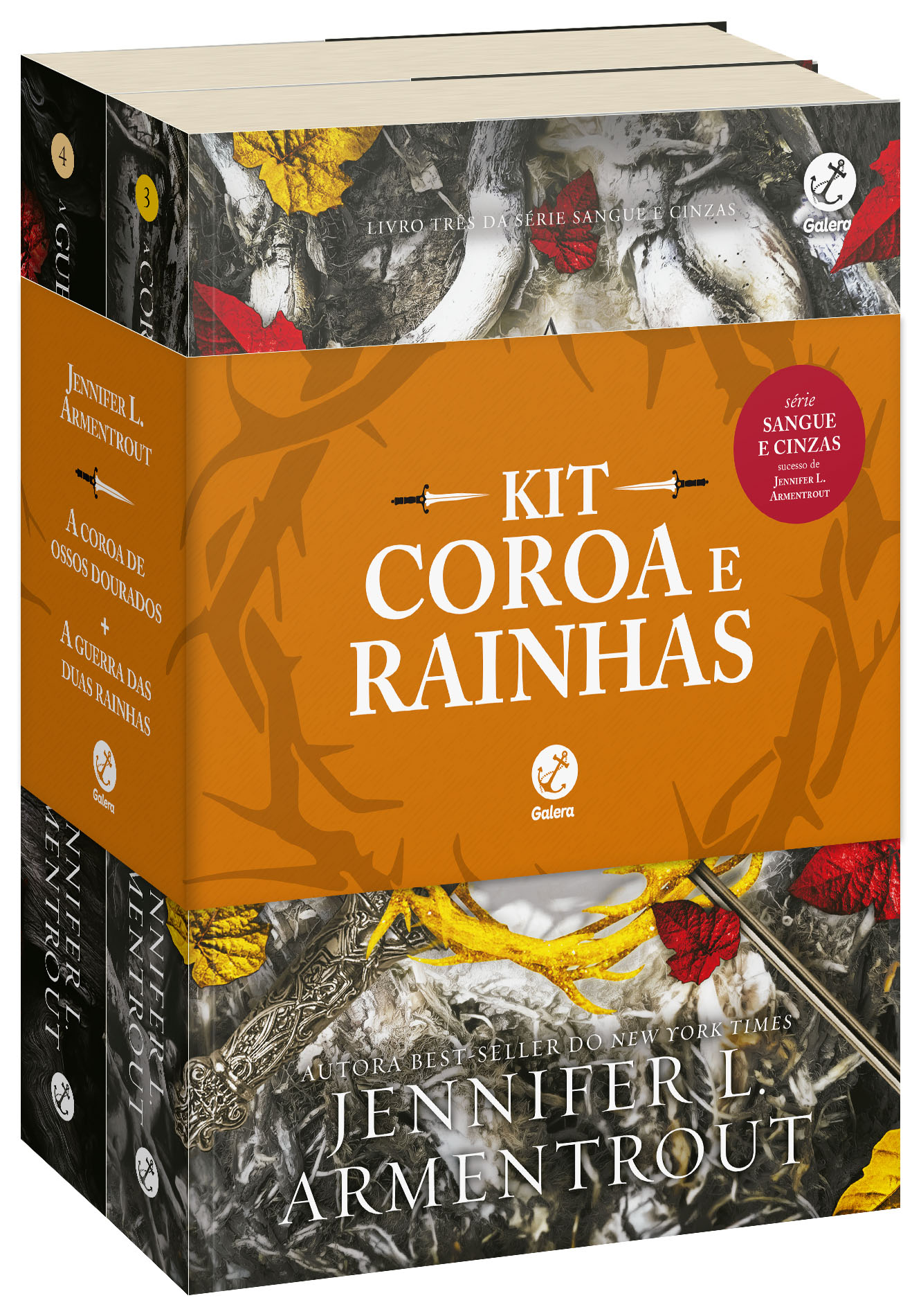 Kit Coroa e Rainhas (Vol. 3 e 4 Sangue e Cinzas) - Grupo Editorial Record
