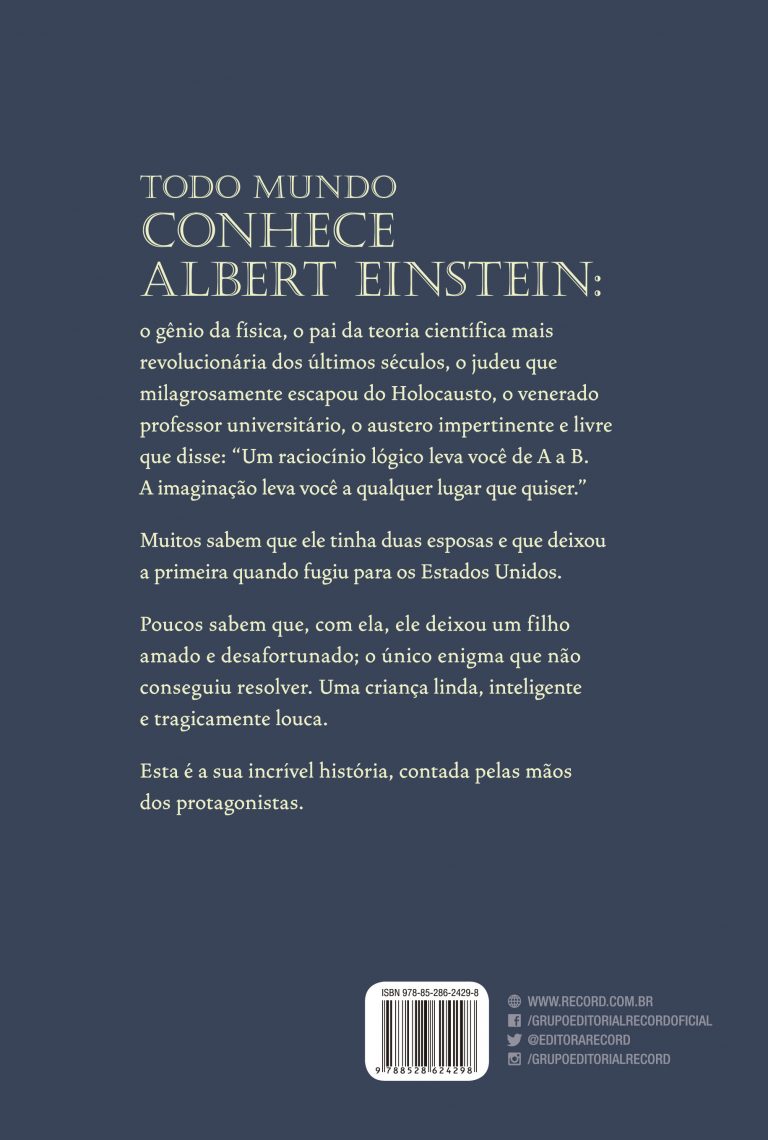 O caso Eduard Einstein - Grupo Editorial Record